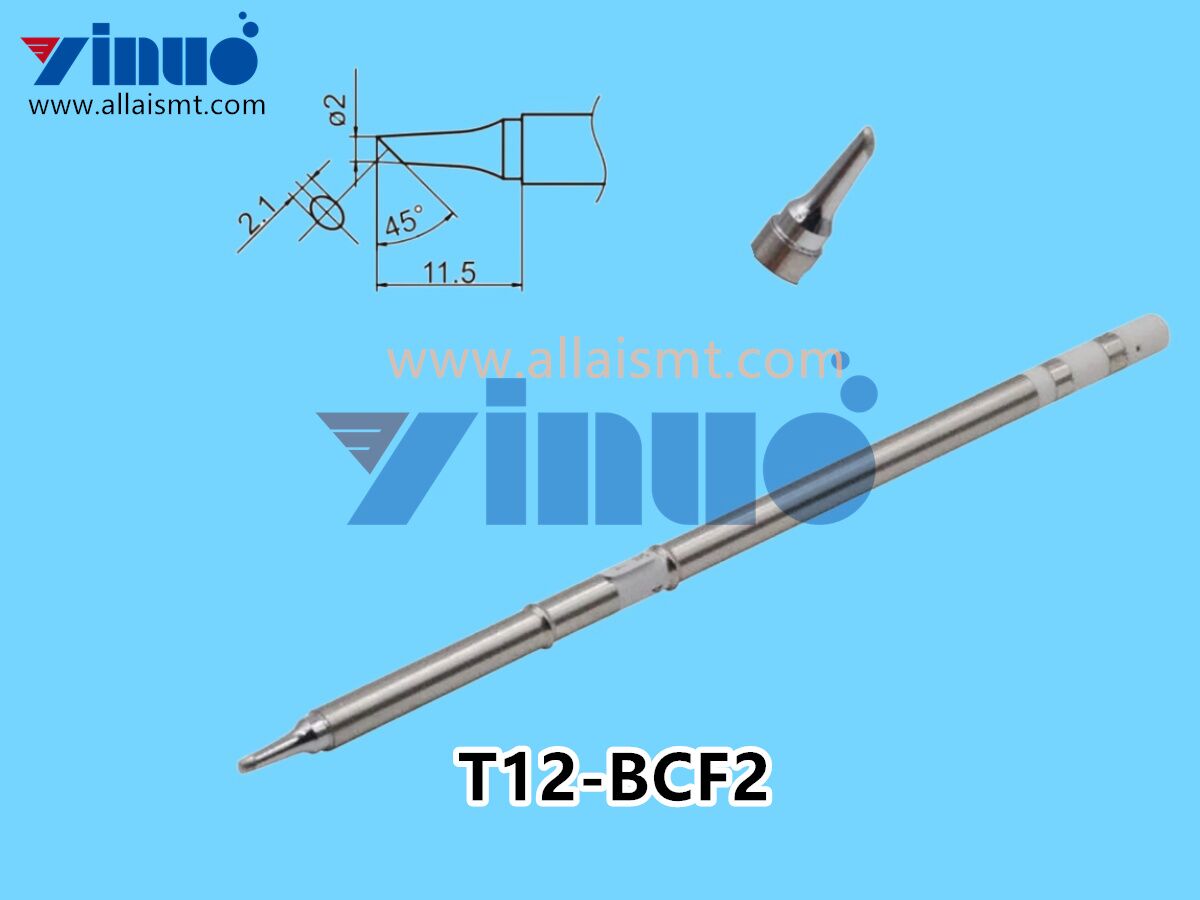 T12-BCF2 Hakko Soldering Tips - Yinuo Electronics provides professional SMT peripheral equipment ...